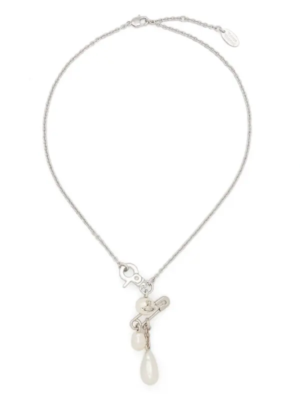 VIVIENNE WESTWOOD Small Claude Necklace - Silver