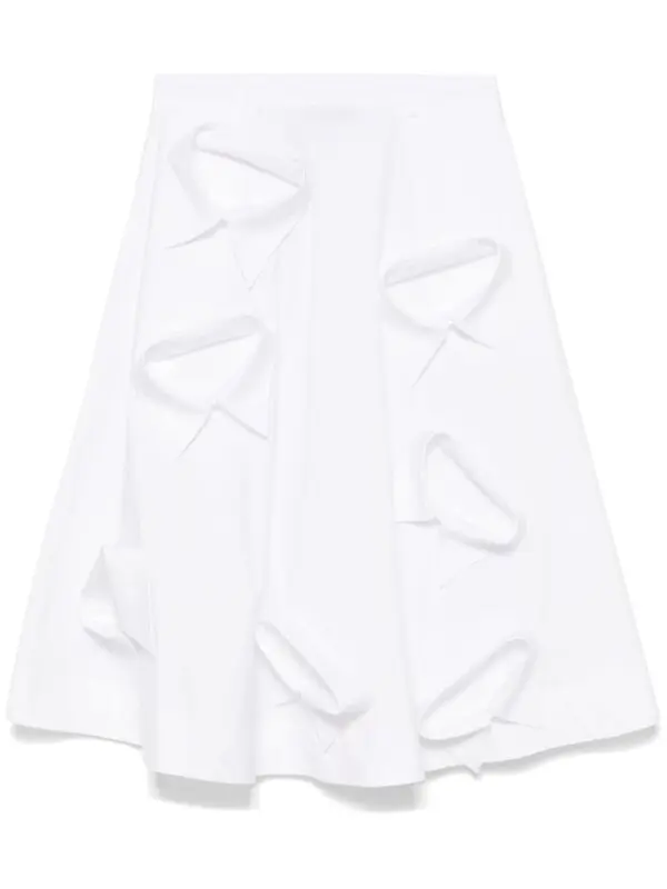 Moschino Multi-collar Midi Skirt