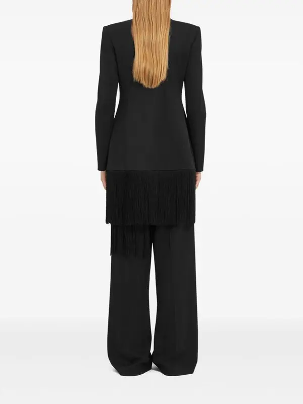 MAISON MARGIELA Fringe-detailed Blazer