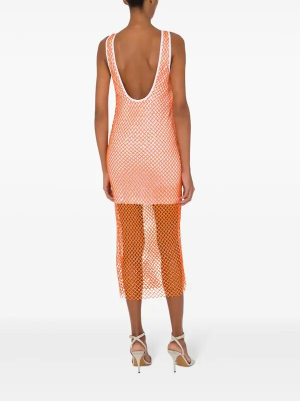 Moschino Mesh Midi Dress