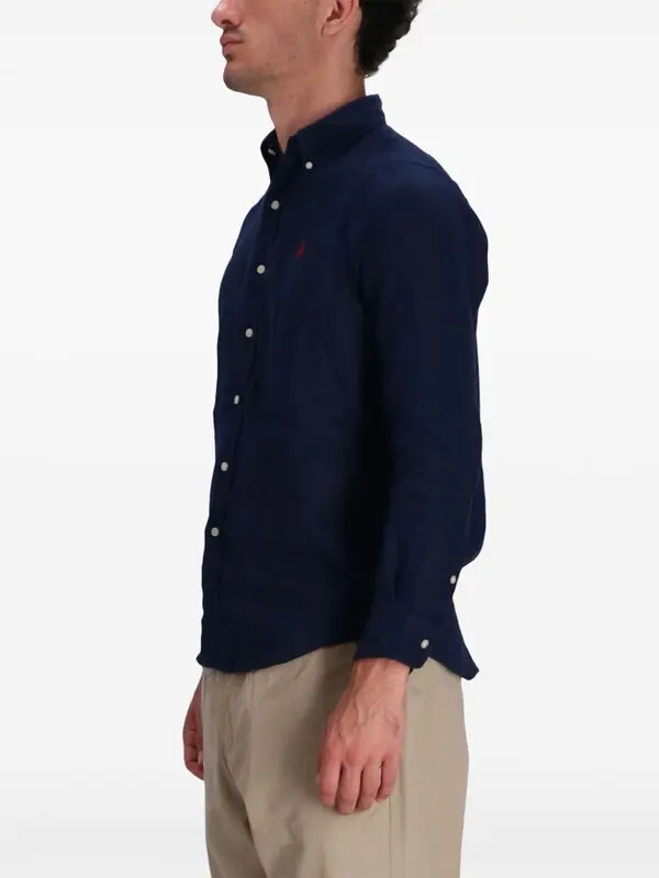 Polo Ralph Lauren Polo Pony-embroidered Shirt - Blue