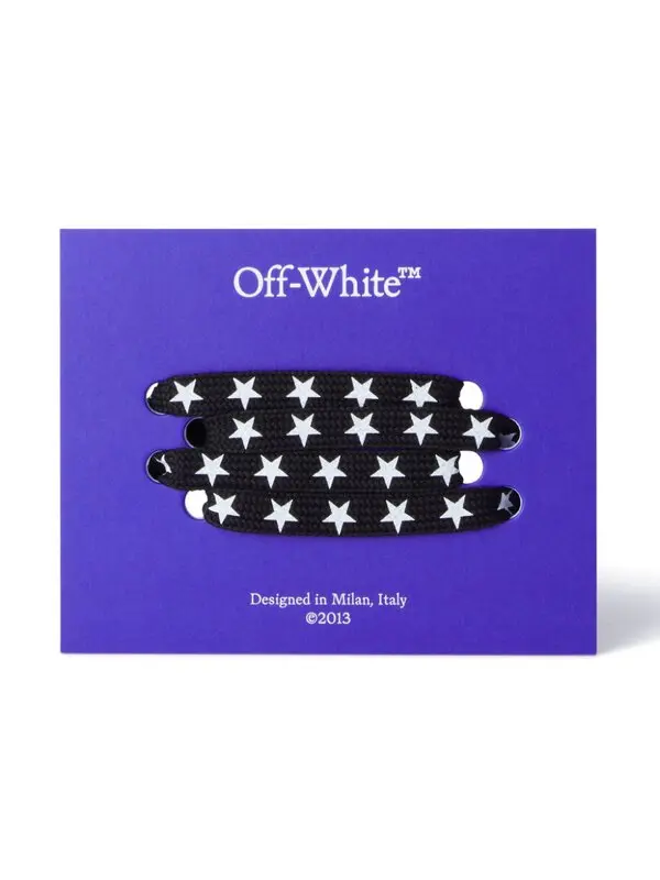 Off-White Star Print Shoe Laces