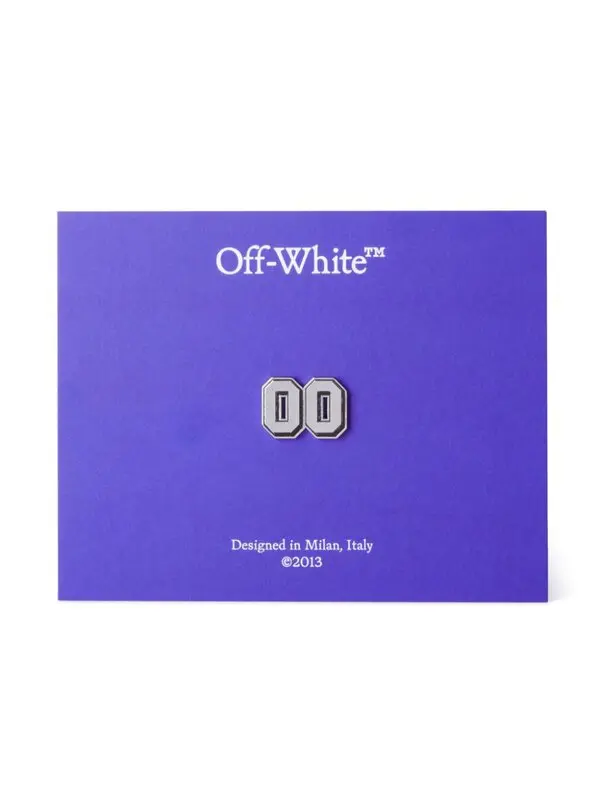 Off-White Logo Charm - Grey