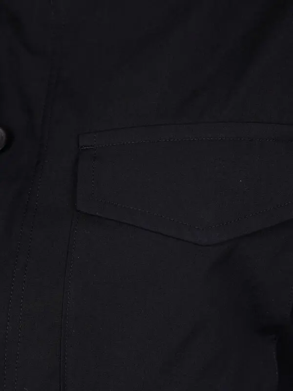 Yohji Yamamoto Collarless Fitted Jacket