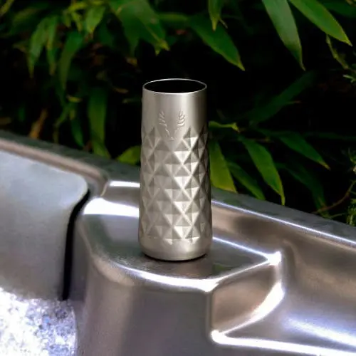 VISKI Paragon Stainless Steel Champagne Flute - Platinum