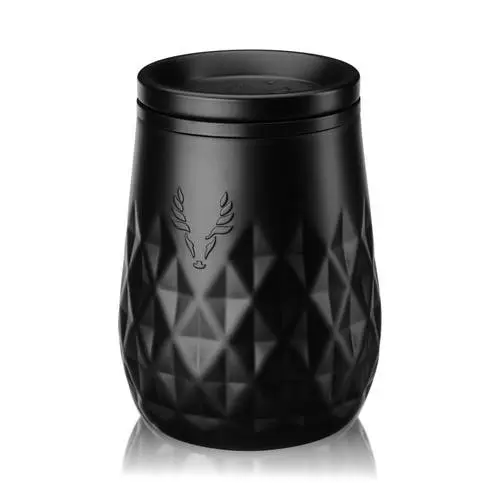 VISKI Paragon Stainless Steel Wine Tumbler - Obsidian