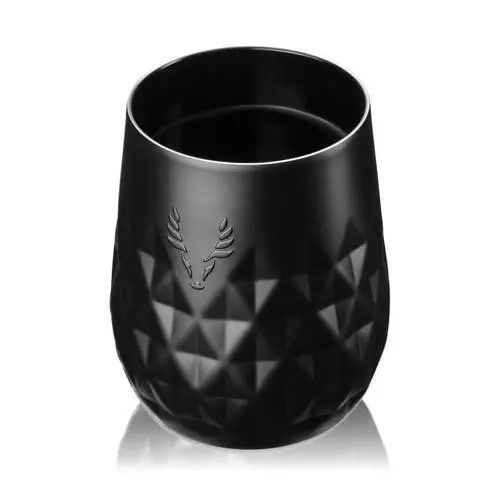 VISKI Paragon Stainless Steel Wine Tumbler - Obsidian