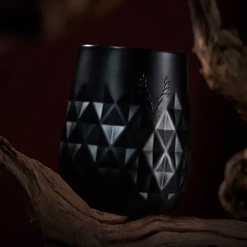 VISKI Paragon Stainless Steel Wine Tumbler - Obsidian