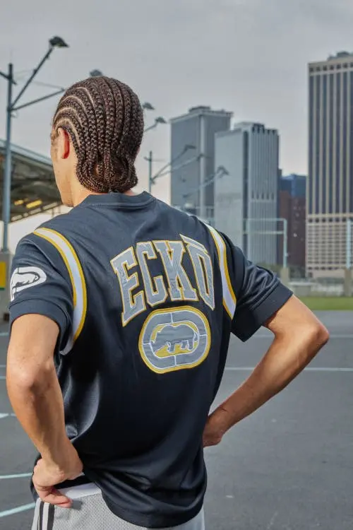 ウォームアップウェア ECKO UNLTD FOOTBALL SHIRT Ecko Unltd. Football Jersey In Black - 59% Off | Editorialist