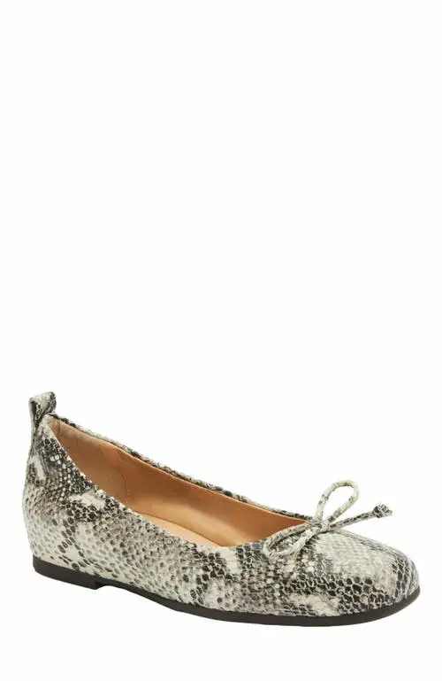 ABEO Cadence Ballet Flat - Snake Print - Regular