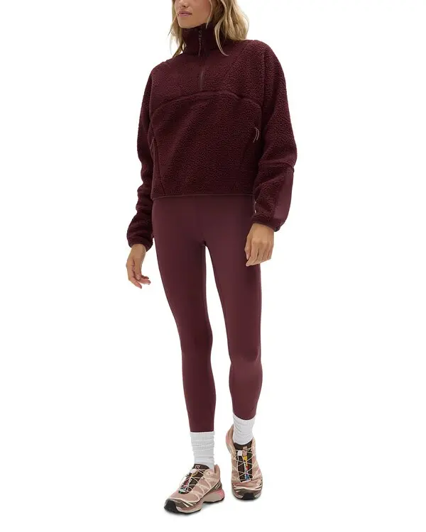 HALFDAYS Pieper Fleece Sweatshirt - Glazed Cherry