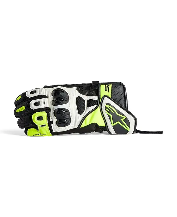 Balenciaga Alpinestars Zipped Pouch - Black/white/yellow