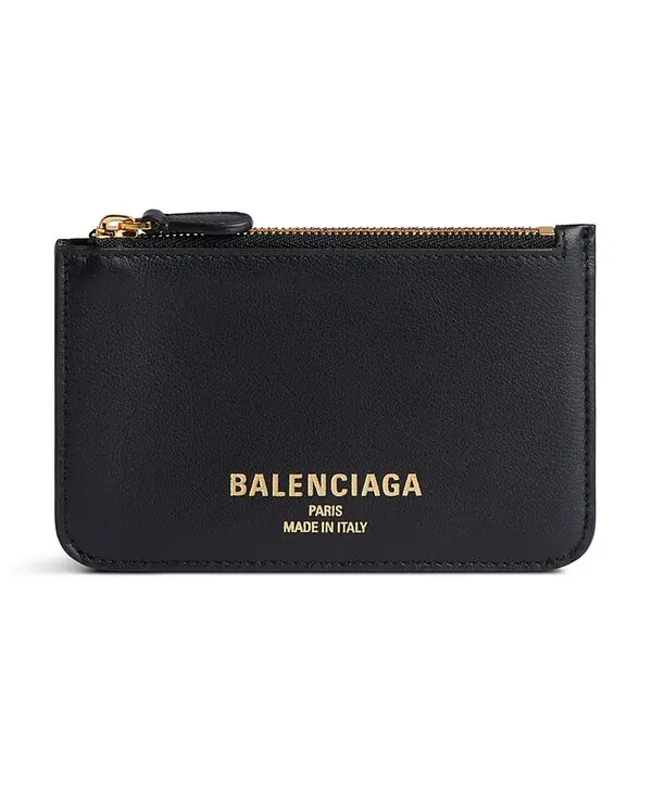 Balenciaga Cash 2.0 Long Coin And Card Holder - Black