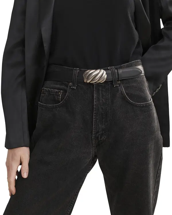 Jenni Kayne Jules Belt - Black/silver