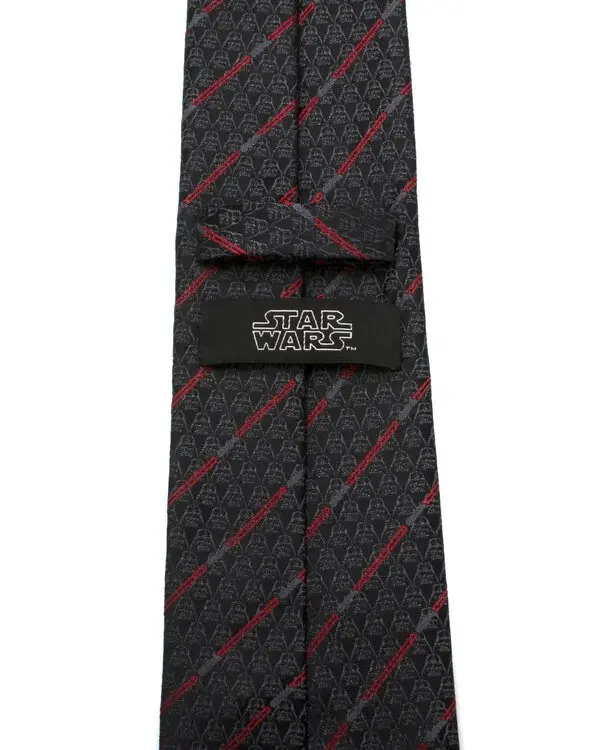 CUFFLINKS, INC. Darth Vader Lightsaber Striped Tie - Black