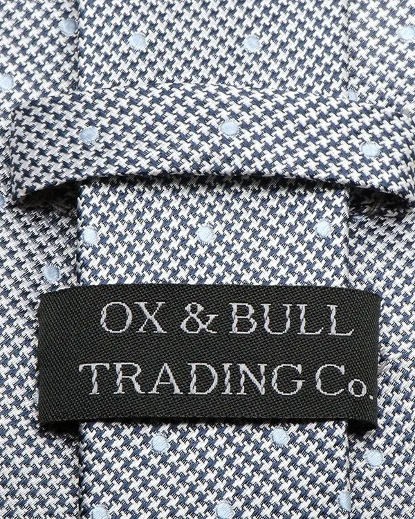 CUFFLINKS, INC. Dotted Herringbone Silk Tie