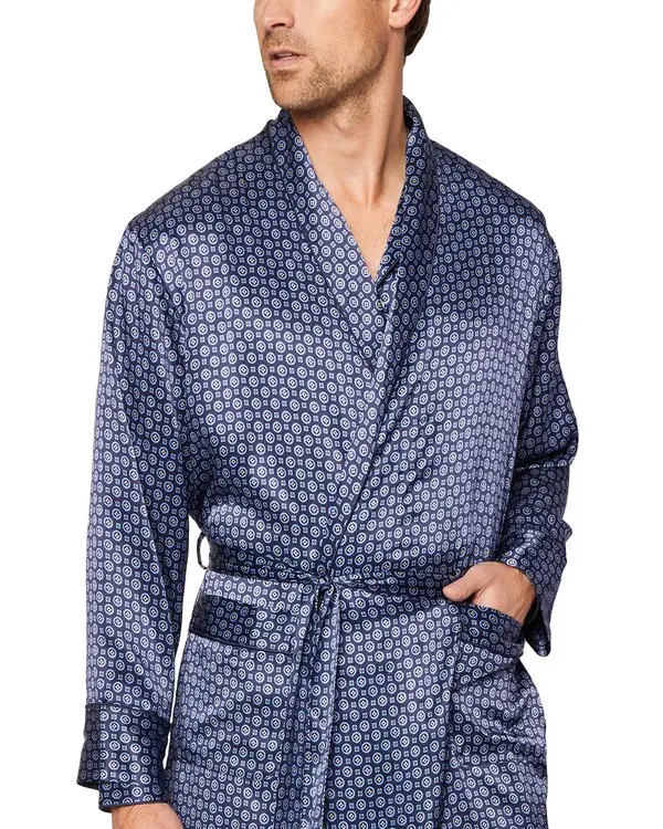 PETITE PLUME Silk Foulard Robe