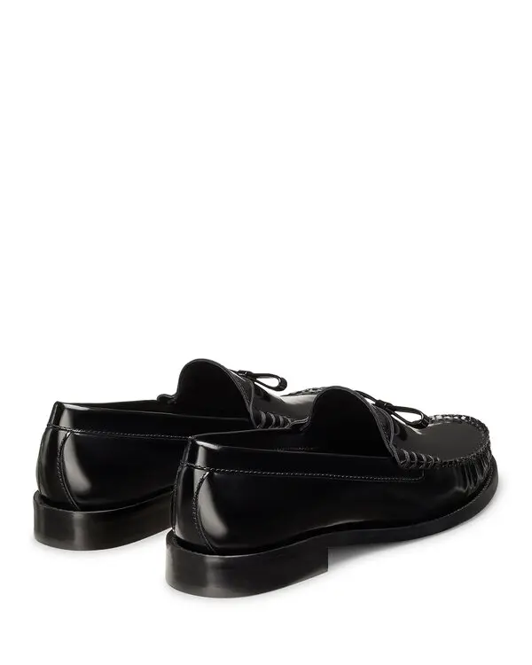 Stuart Weitzman Bria Flats Black Leather Editorialist