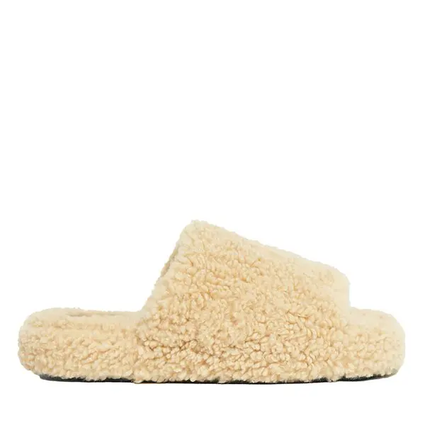 Apparis Dillon Bouclette Slide Slipper - Sand