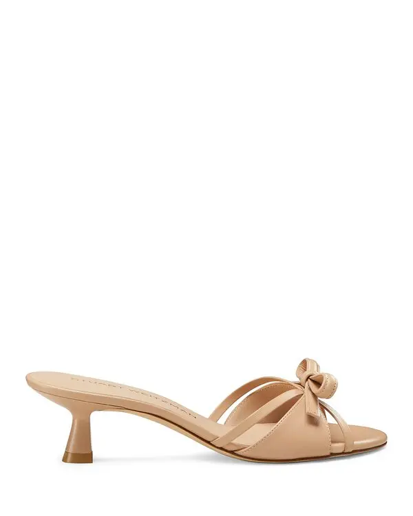 STUART WEITZMAN Felicity Bow Slide Sandals