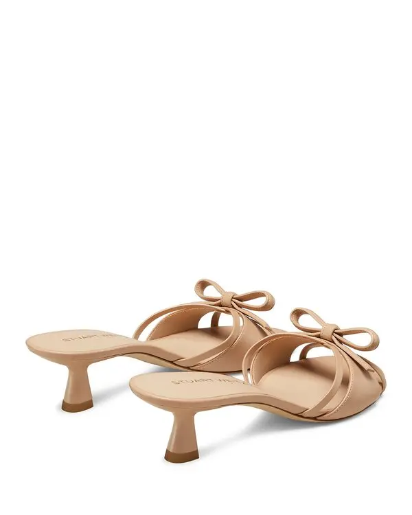 STUART WEITZMAN Felicity Bow Slide Sandals
