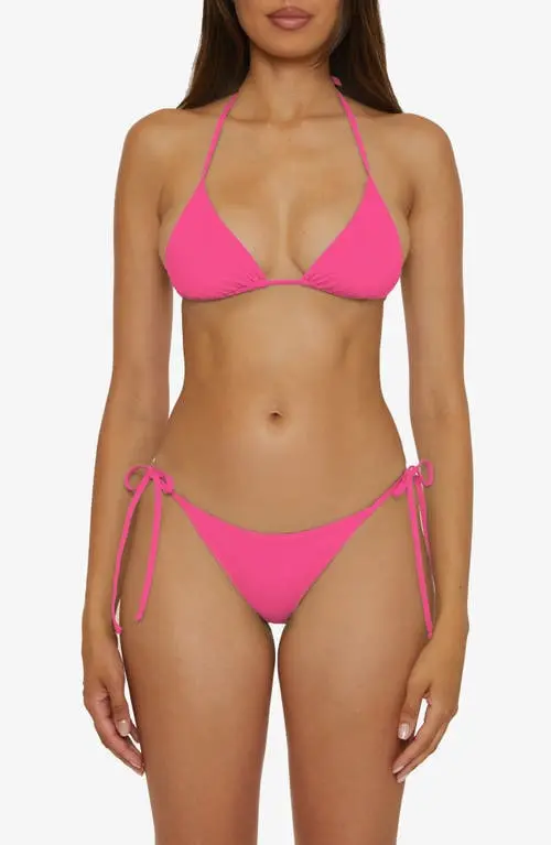 BECCA® By Rebecca Virtue Color Code Triangle Bikini Top - Punch