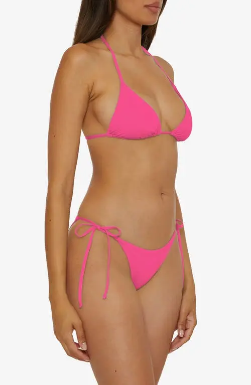BECCA® By Rebecca Virtue Color Code Triangle Bikini Top - Punch