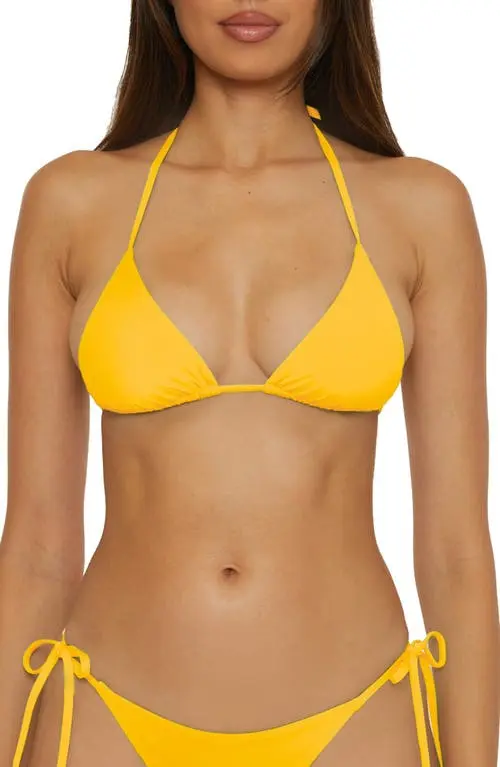 BECCA® By Rebecca Virtue Color Code Triangle Bikini Top - Sunglow
