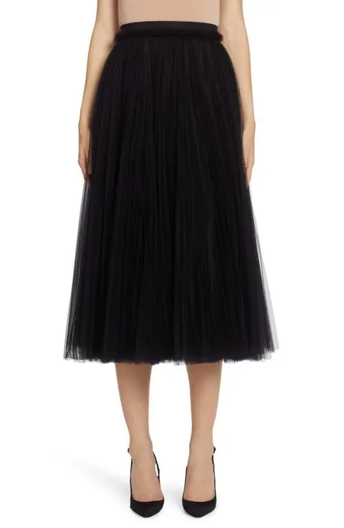 Dolce & Gabbana Tulle A-line Midi Skirt