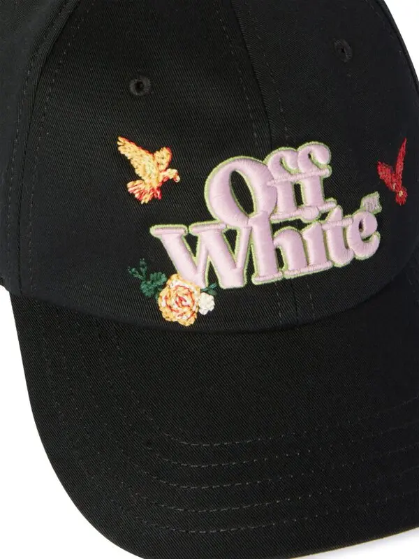 Off-White Embroidered Baseball Cap