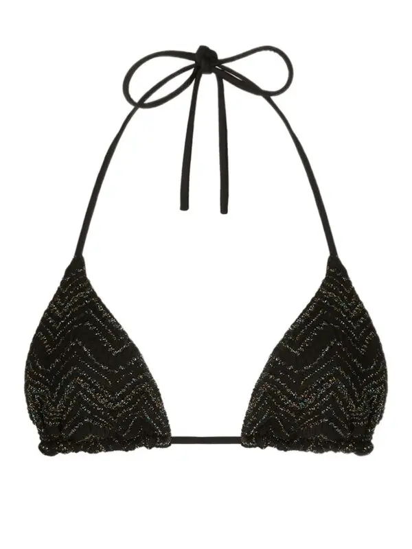 Missoni Zigzag-knit Bikini Set - Black