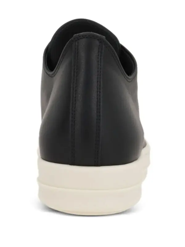 Rick Owens Leather Sneakers - Black