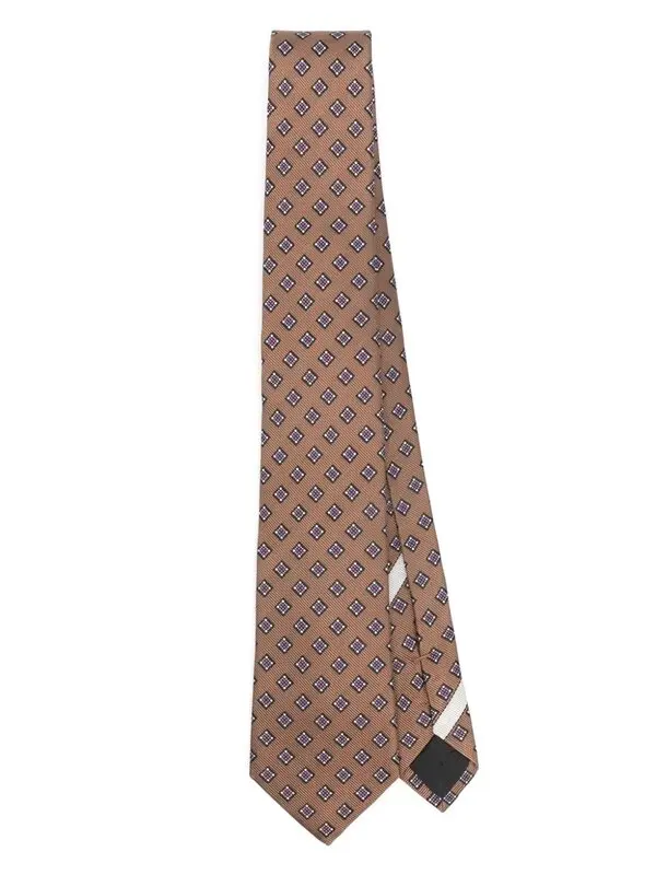 Valentino Garavani Silk Necktie - Brown