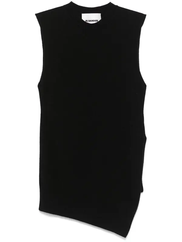 JIL SANDER Side-slits Vest