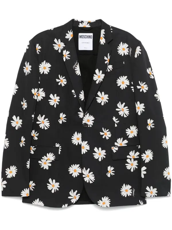 Moschino Floral-print Blazer