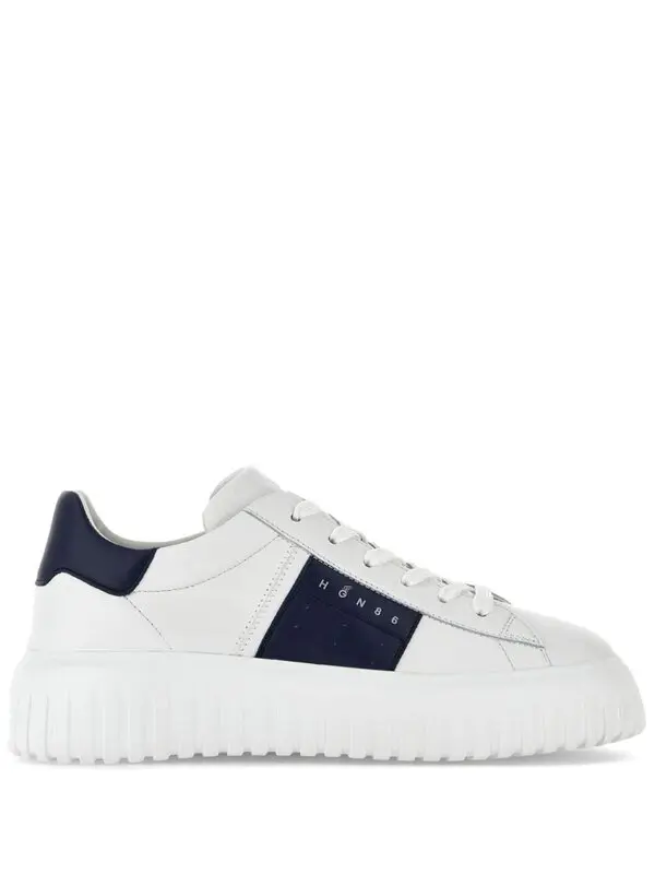 Hogan H-stripes Leather Sneakers