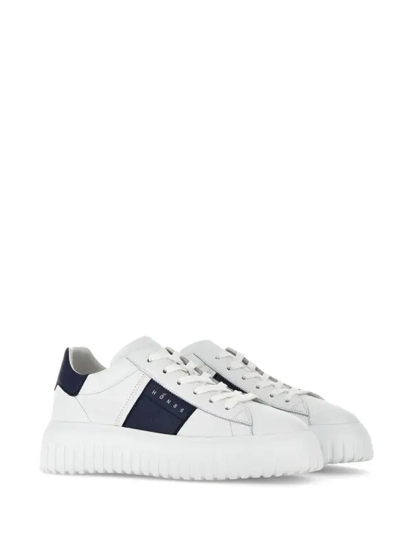 Hogan H-stripes Leather Sneakers