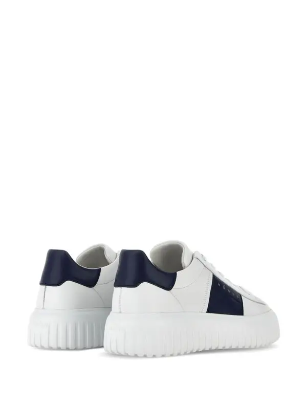 Hogan H-stripes Leather Sneakers