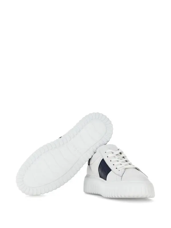 Hogan H-stripes Leather Sneakers