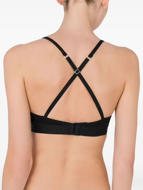 Moschino Logo-band Bra