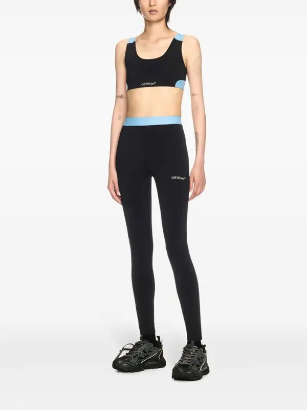 Off-White Colour-block Sports Bra