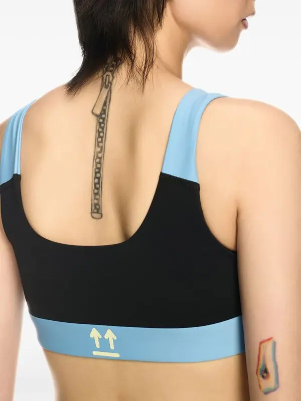 Off-White Colour-block Sports Bra