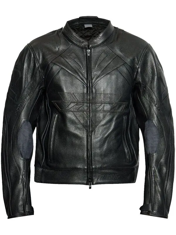 Vetements Zipped Leather Jacket