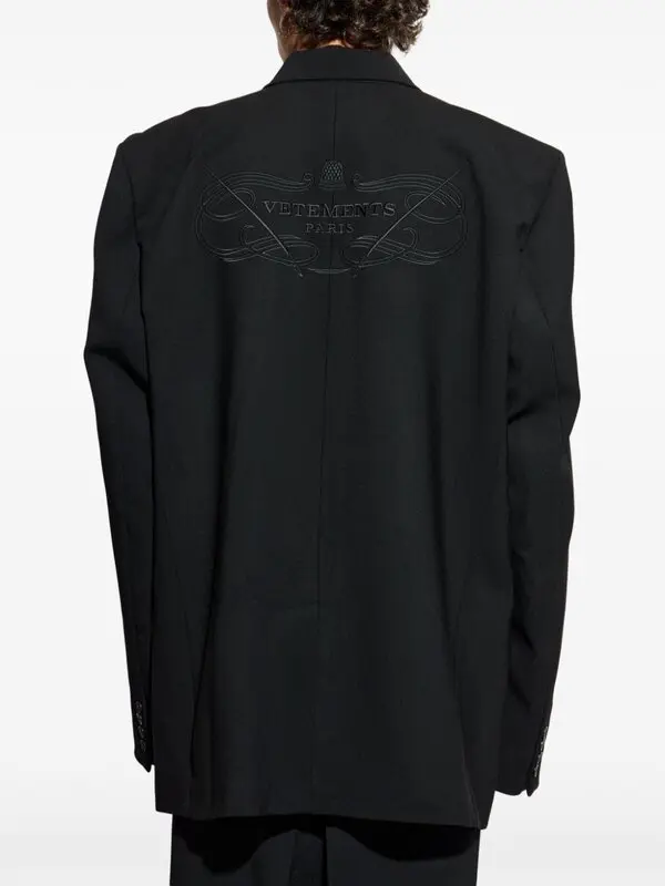 Vetements Embroidered Blazer
