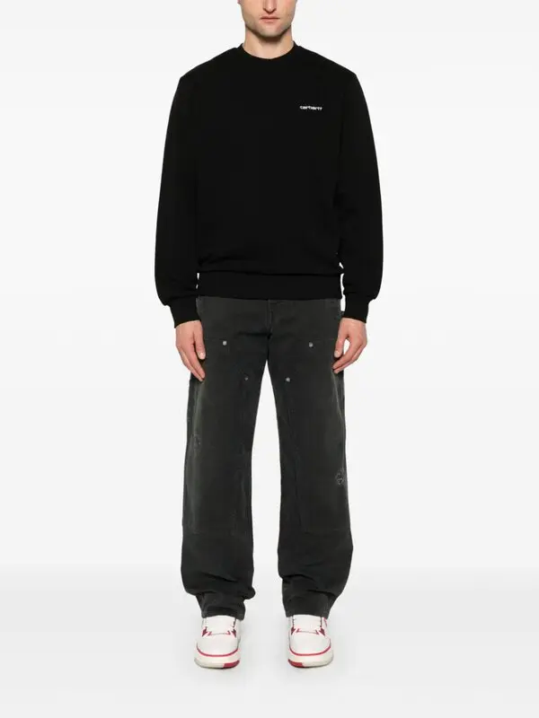 Carhartt Work In Progress Script-embroidered Sweatshirt