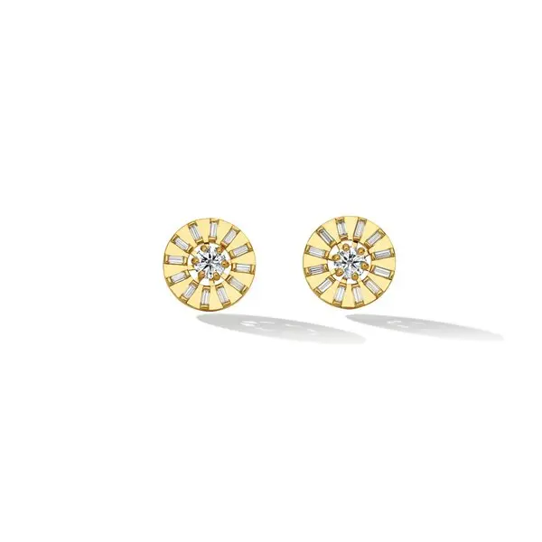 CADAR Light Diamond Stud Earrings - One-color