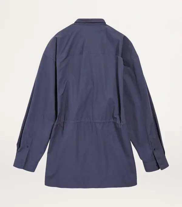 Balenciaga Cotton Mini Shirt Dress