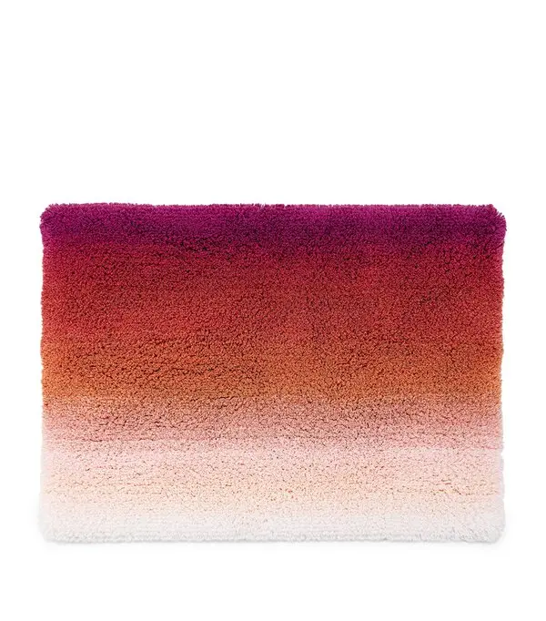 ABYSS & HABIDECOR Egyptian Cotton-blend Aurore Bath Mat - Red