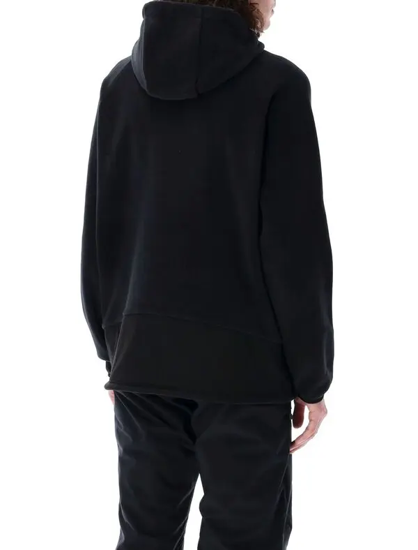 Snow Peak Double Face Fleece Hoodie In Black - 65% Off | Editorialist