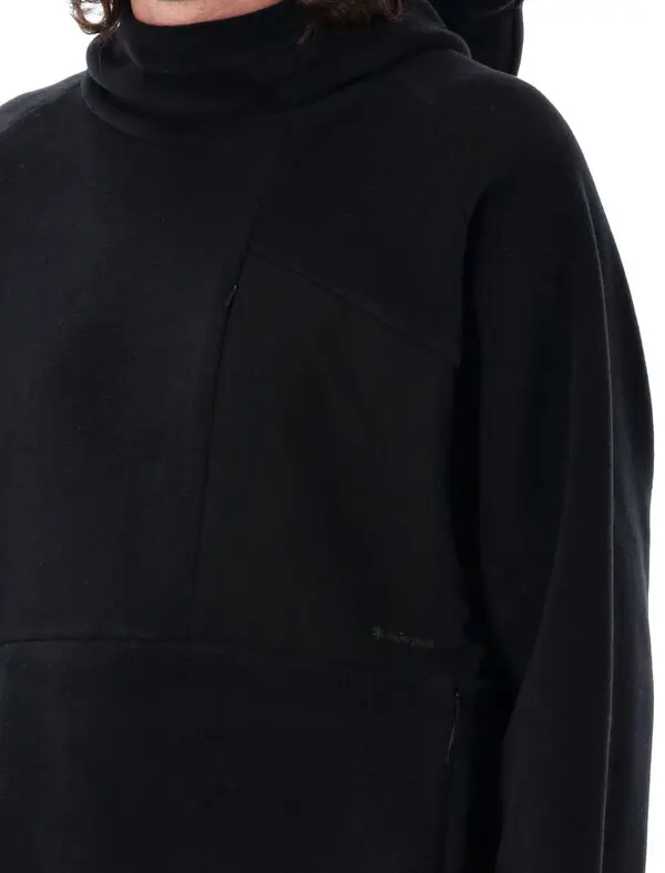 Snow Peak Double Face Fleece Hoodie In Black - 65% Off | Editorialist